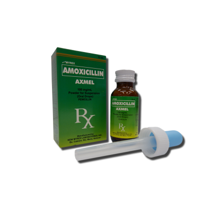 AXMEL Amoxicillin 100mg / mL Powder for Suspension (Oral Drops) 10mL ...